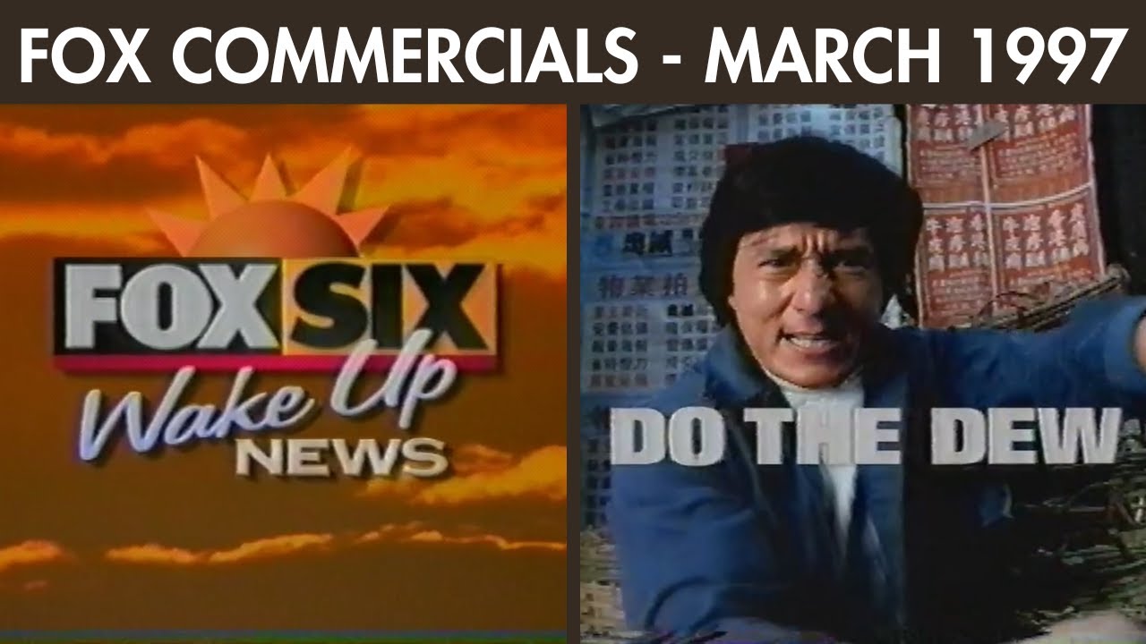 FOX Commercial Breaks - March 1997 - YouTube