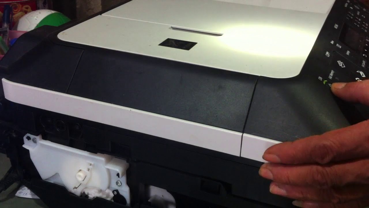 canon mx366 ขึ้น u509 ให้เปลี่ยนตลับหมึกสีใหม่ - YouTube