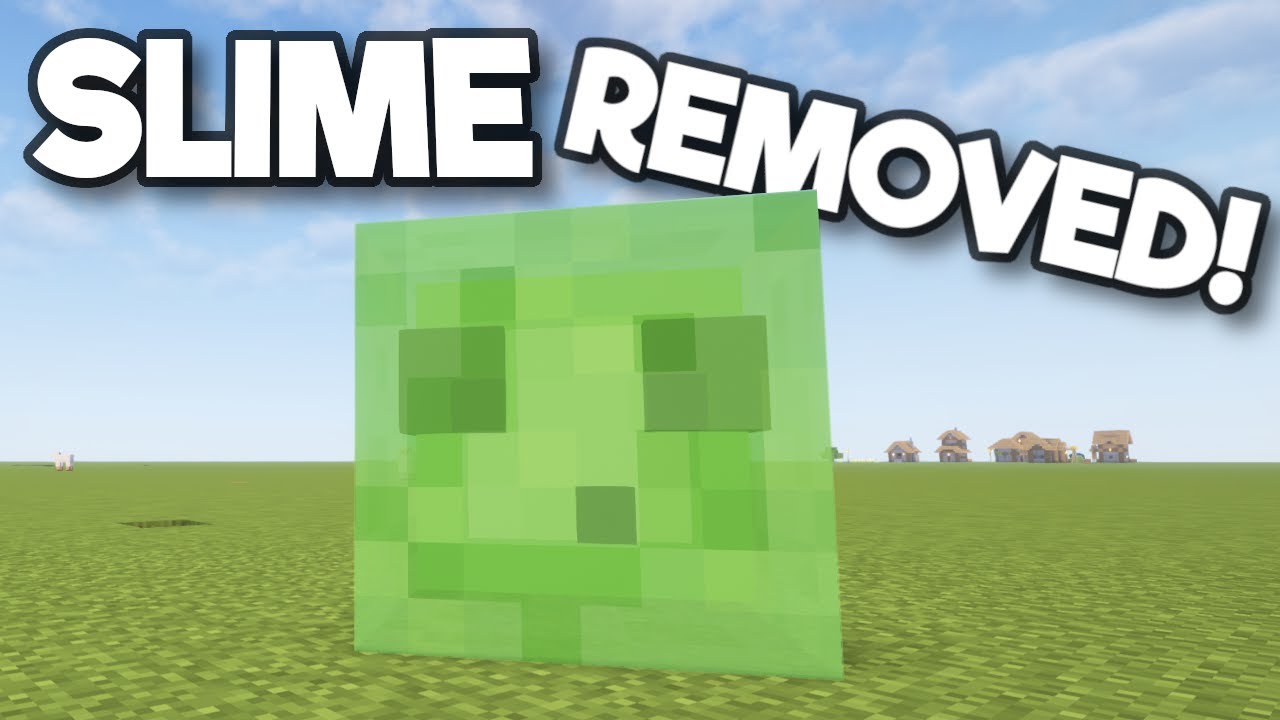 I REMOVED SLIME IN MY SUPERFLAT WORLD! - YouTube