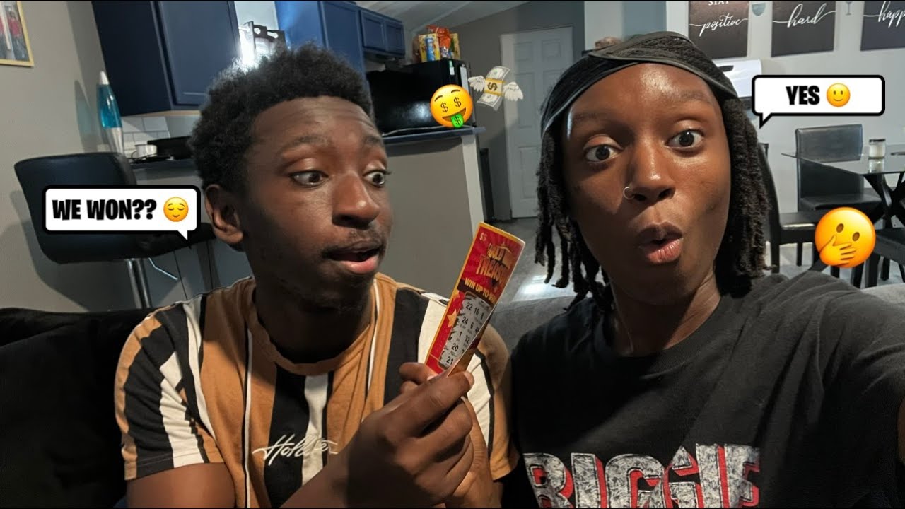 FAKE "WINNING" LOTTERY TICKET PRANK ON FIANCÈ - YouTube