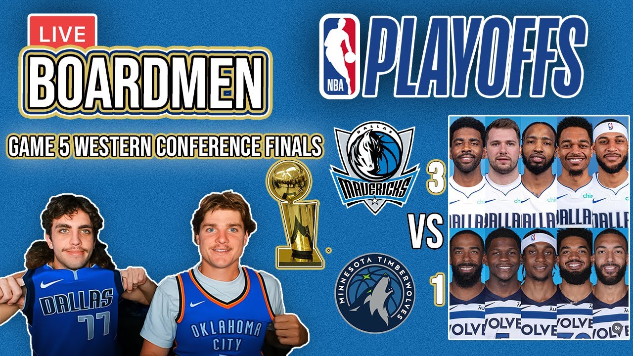 DALLAS MAVERICKS VS MINNESOTA TIMBERWOLVES GAME 5 WCF (LIVE REACTION ...