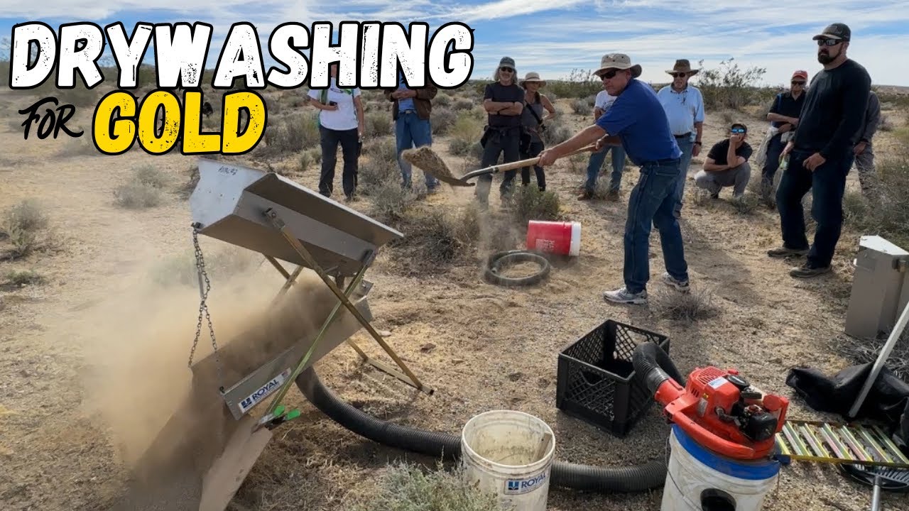 How does a gold dry washer work? - YouTube