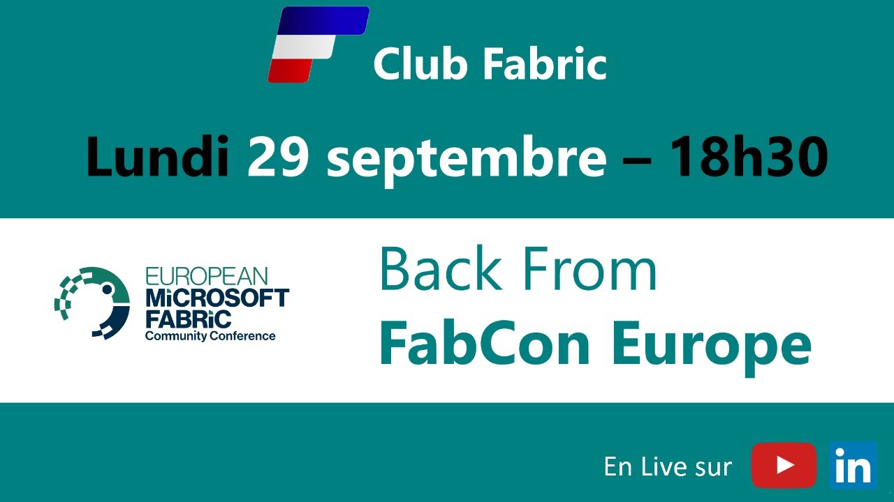 Club Fabric #13 : Back From FabCon Europe 2025 - YouTube