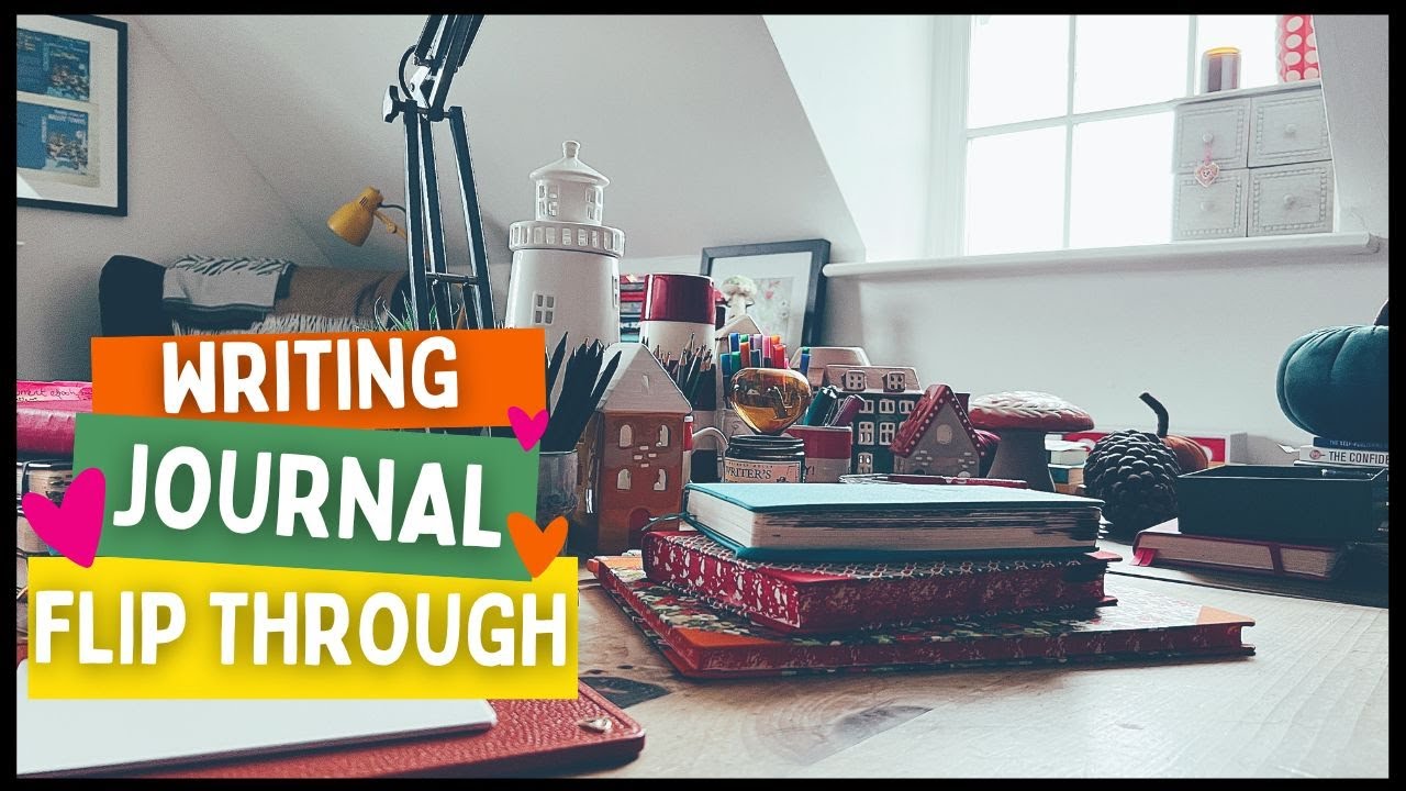 WRITING JOURNAL FLIP THROUGH | journaling for goal setting, inspiration ...