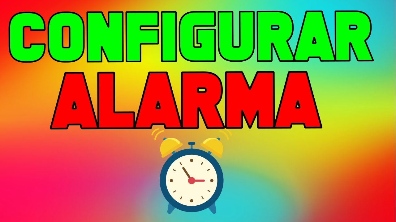 COMO PONER una ALARMA en ANDROID - YouTube