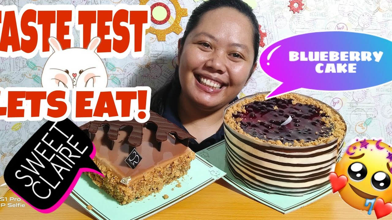 CAKES TASTE TEST| BLUEBERRY CAKE AND SWEET CLAIRE BEST SELLERS! - YouTube