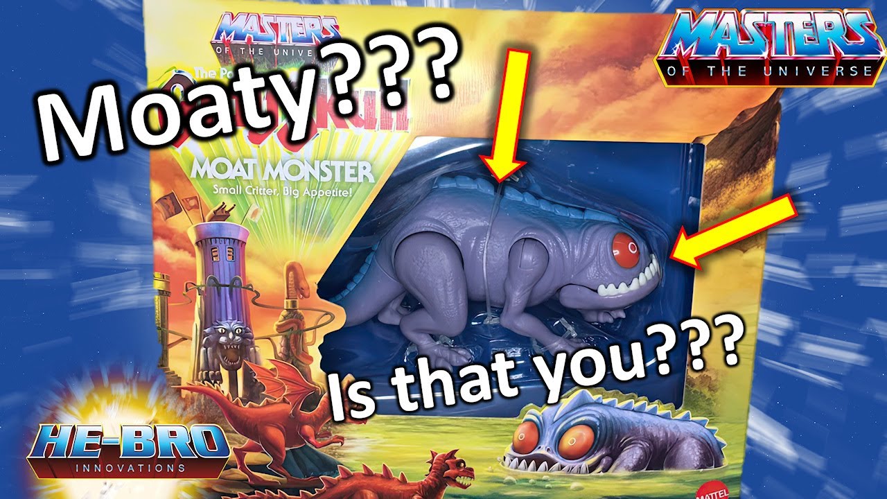 Moaty??? Is that you? Moat Monster from Eternia playset He-Man and the ...