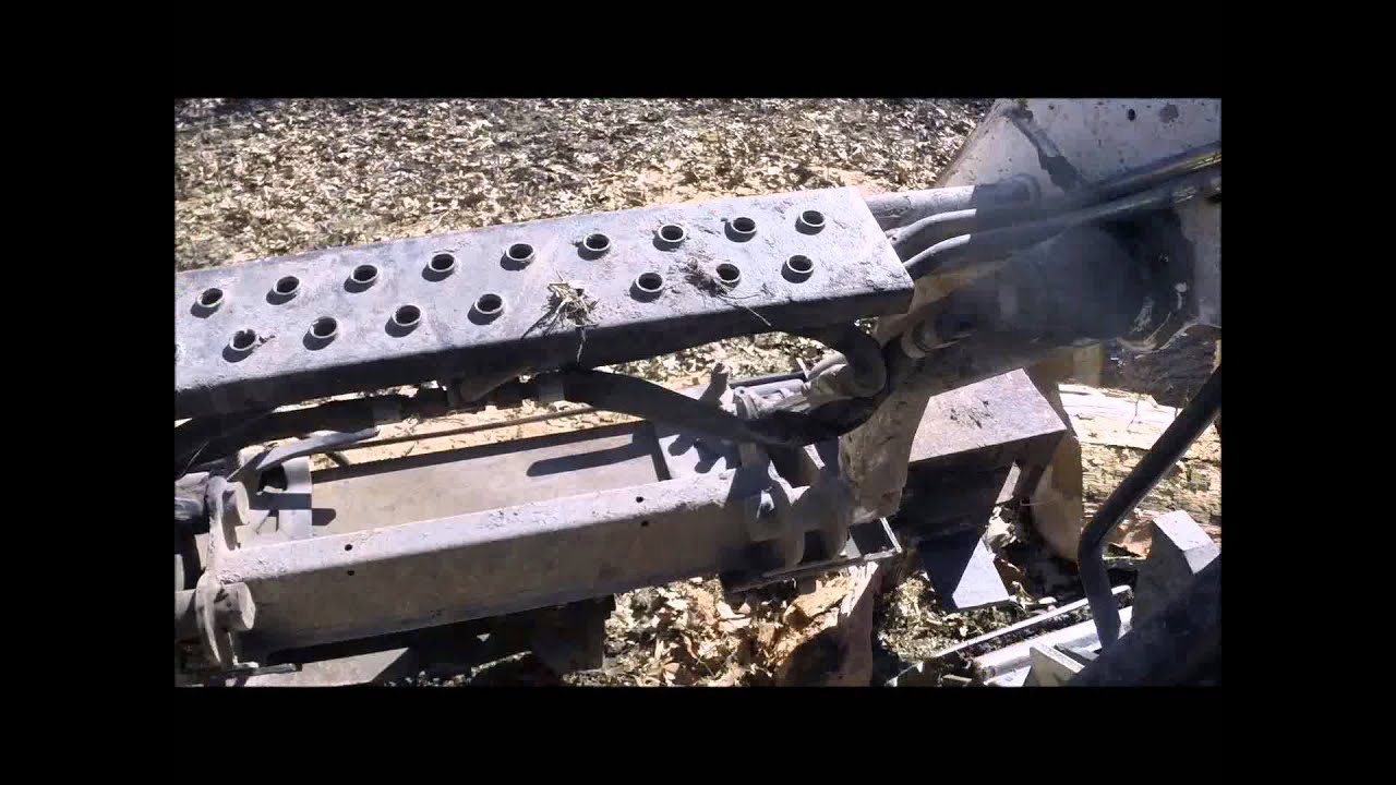 054 RSW Improved Homemade Skid Steer Log Splitter and Grapple Bucket ...