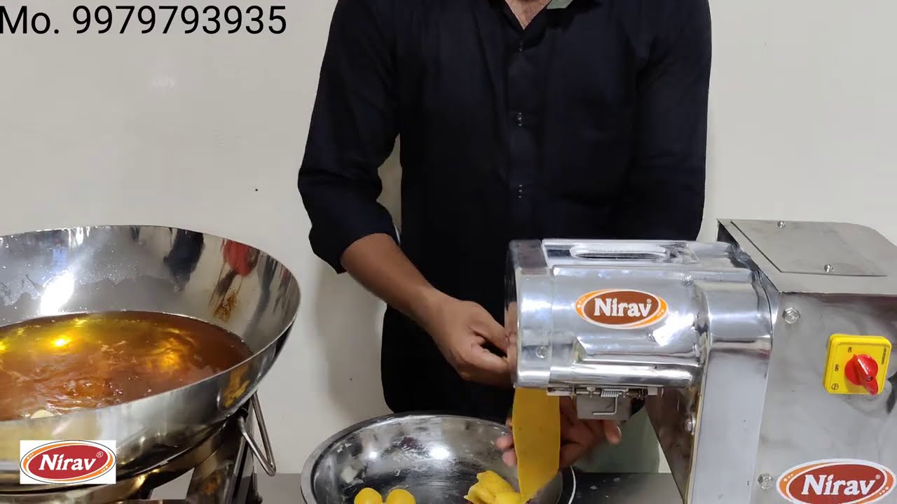 fafda making machine / fafda gathiya making machine / - YouTube