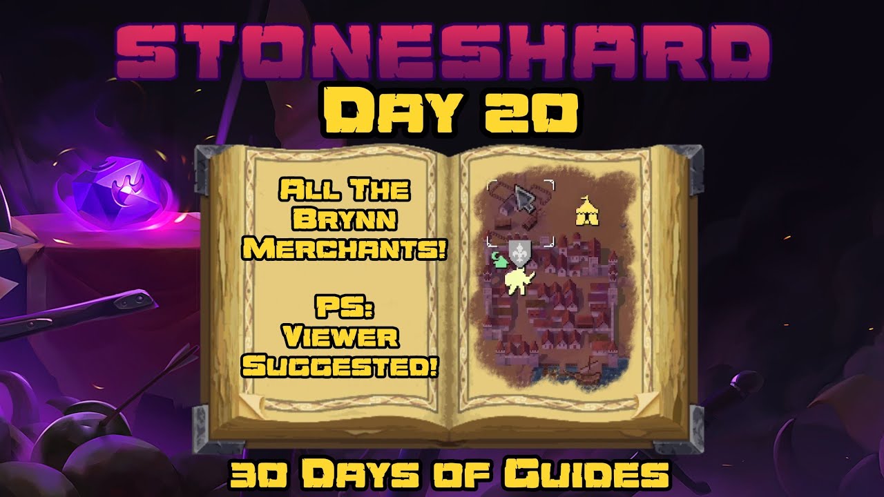 Brynn Merchant Locations - Stoneshard - 30 days of guides 20 - YouTube