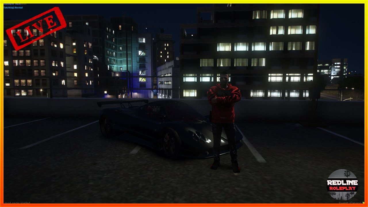 Knight With a HYPER CAR in The City Of REDLINE | GTAV RP - YouTube