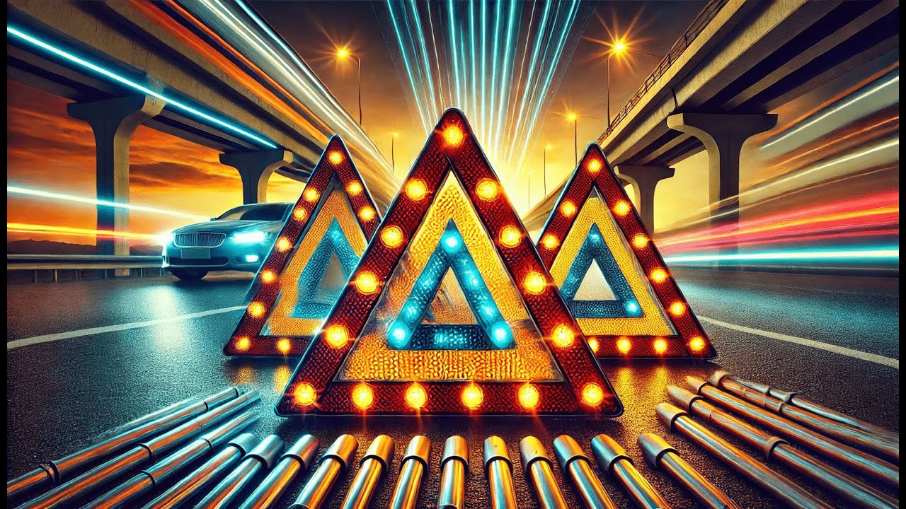 🔺 CARTMAN 3 Pack Warning Triangle DOT Approved Identical | Best ...