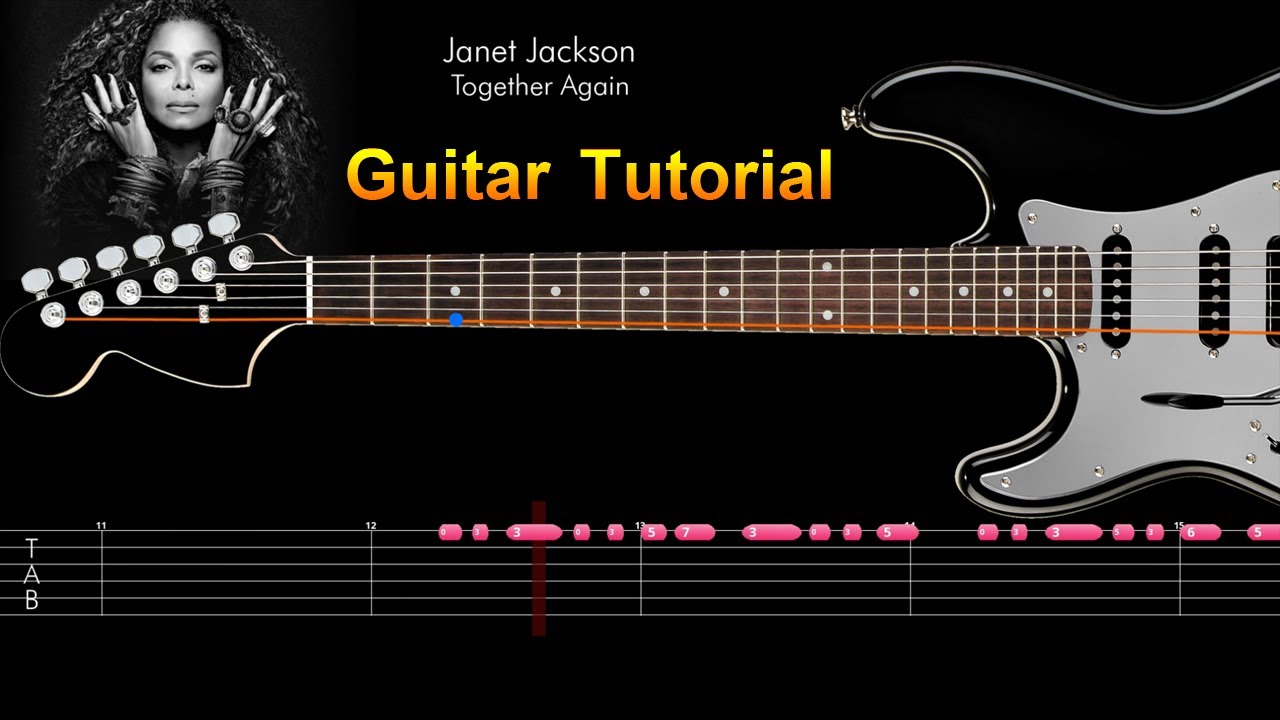 Janet Jackson - Together Again - Guitar Tutorial TABS - YouTube