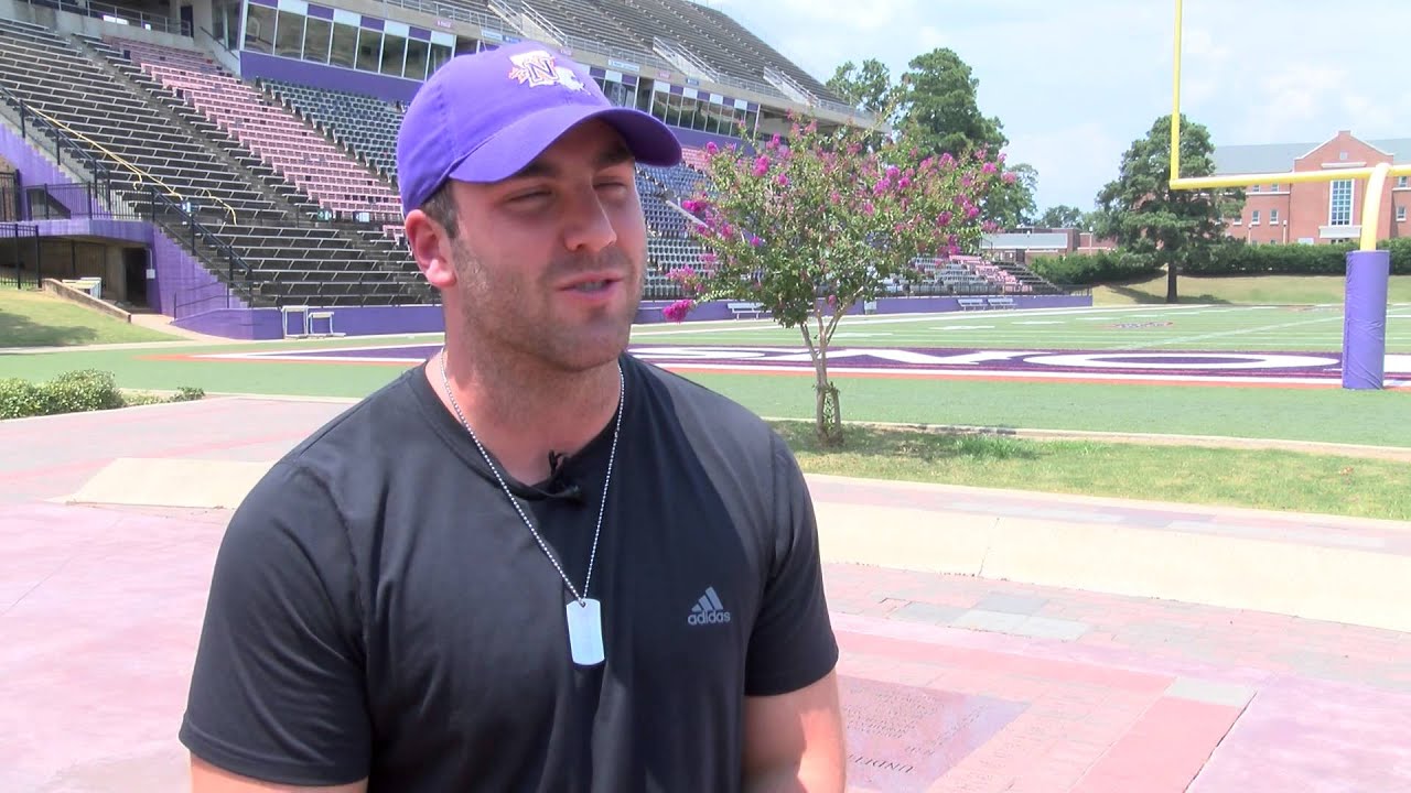Demon football senior Paxton Cook on starting preseason camp - YouTube