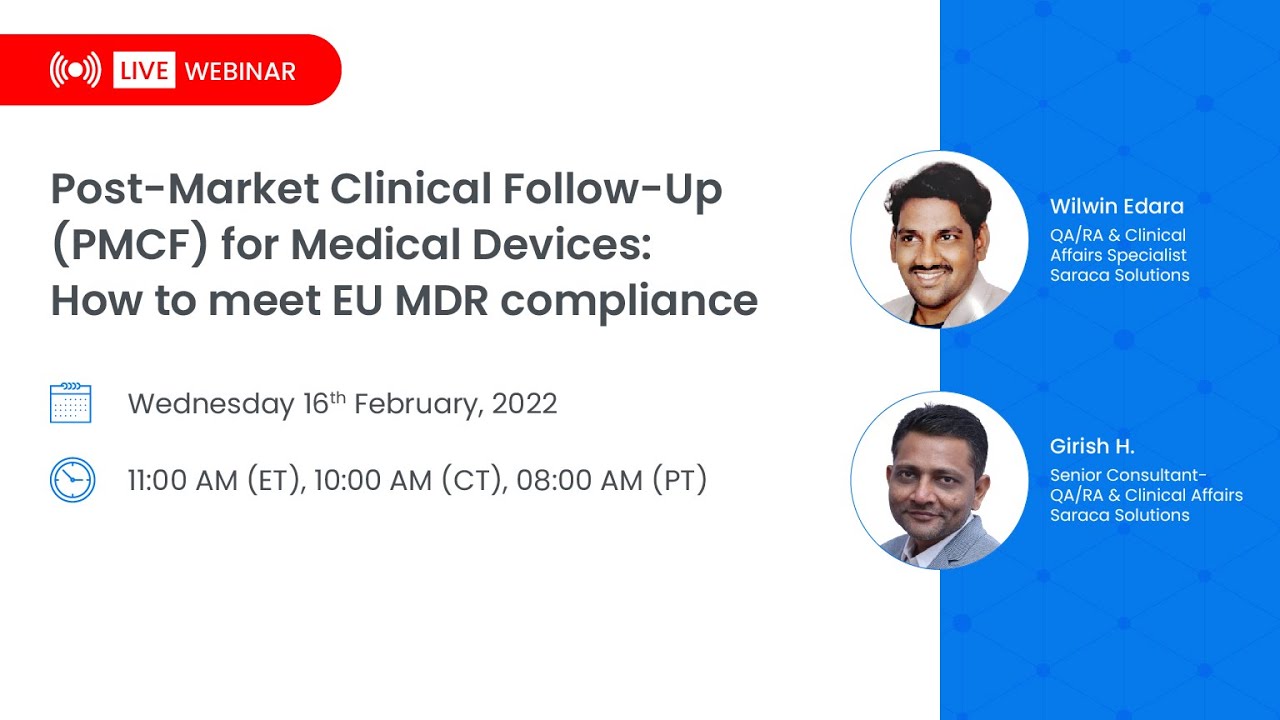Post Market Clinical Follow Up Pmcf For Medical Devices How To Meet