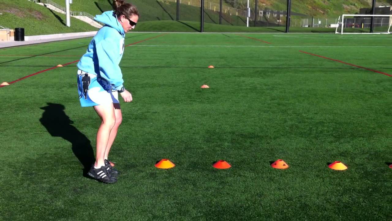 Cone/Ladder (lateral jumps) - YouTube