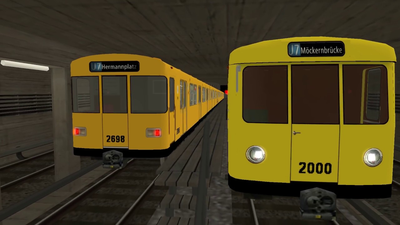 [Trainz - Berliner U-Bahn] Eine kleine Spielerei mit den zuletzt ...