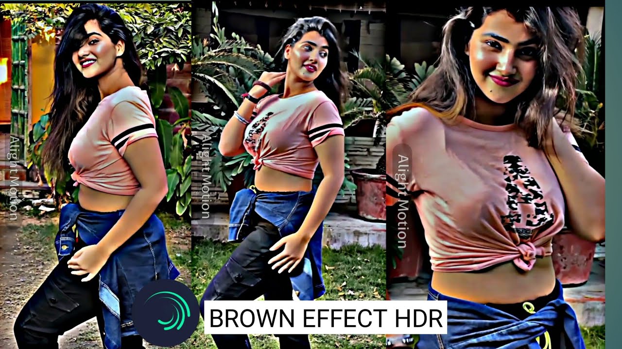 New HDR Brown Effect |Black HDR Effect|| Alight Motion App| Trending ...