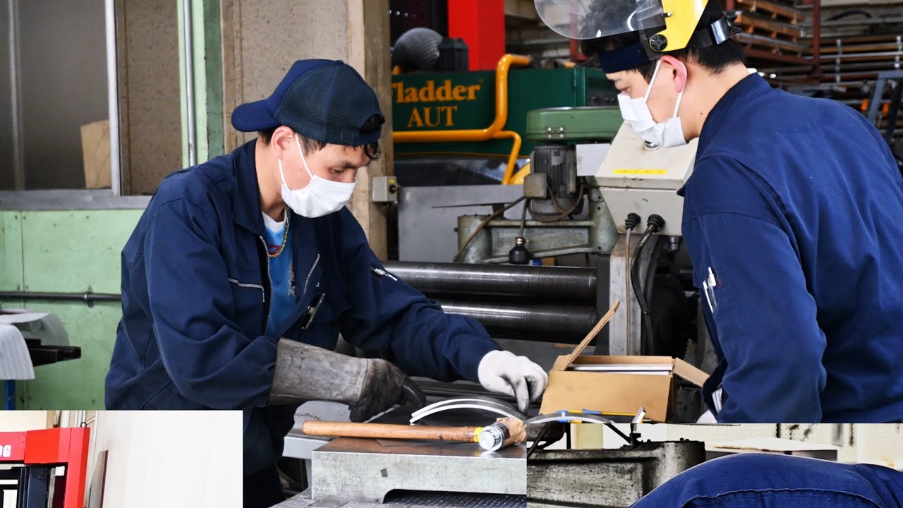 Japanese sheet metal factory with 57 years of history. Amazing metal ...