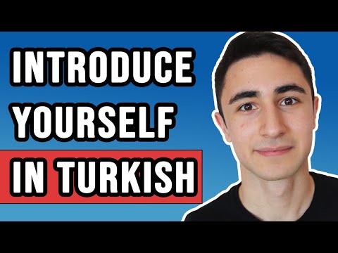 How to Introduce yourself in TURKISH | Learn Basic Phrases
