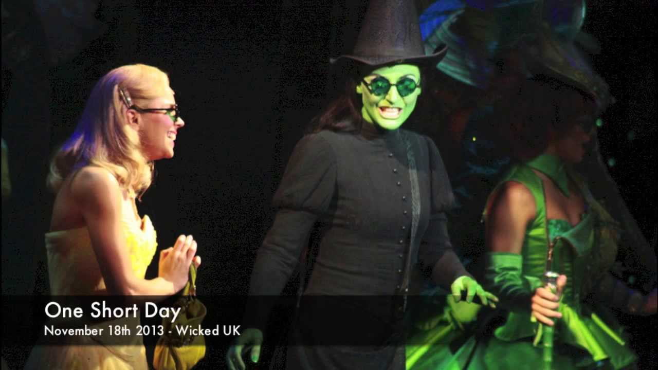 FIRST AUDIO "One Short Day" - Wicked UK (18-11-13) - YouTube