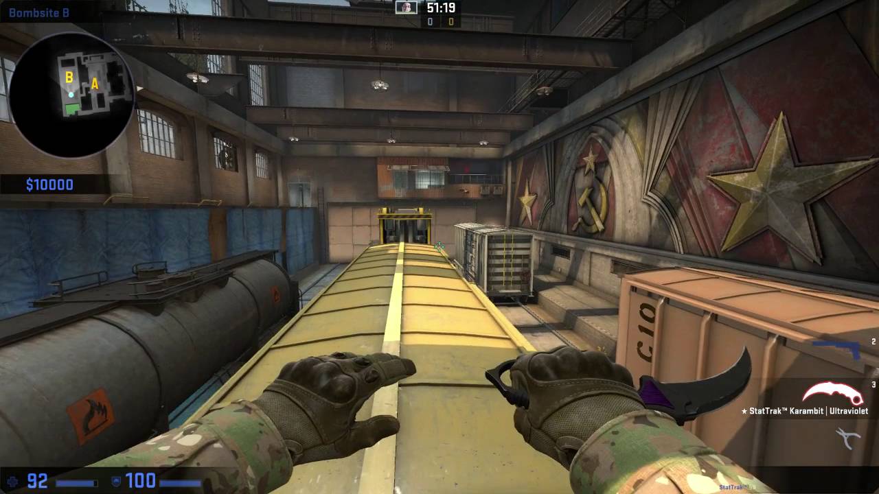 CS:GO - Problem with ladders on de_train - YouTube