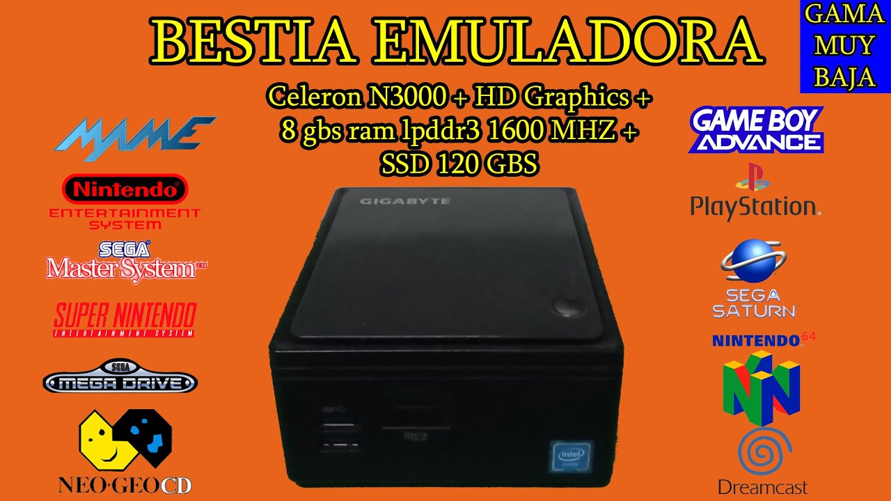 N3000 Bestia de la EMULACIÓN y jugación (RENDIMIENTO PC GAMA MUY BAJA) - YouTube