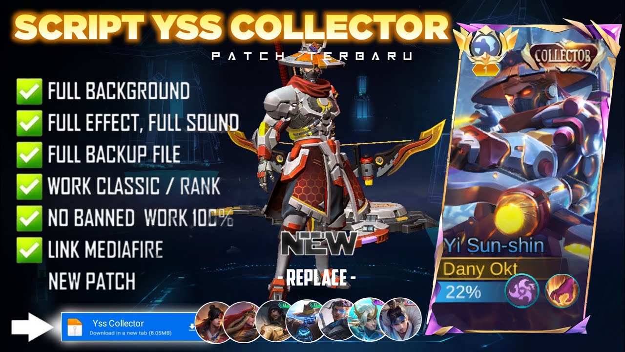 Script Skin YSS Collector - Lone Destructor No Password | Full Effect ...