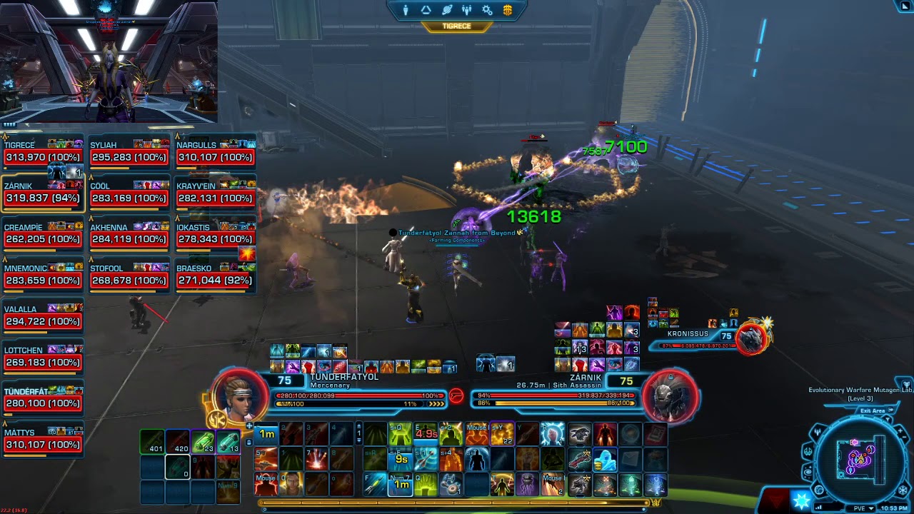 SWTOR 6.0 Dxun: The Nature of Progress - Mutant Trandoshans 16HM - Merc ...