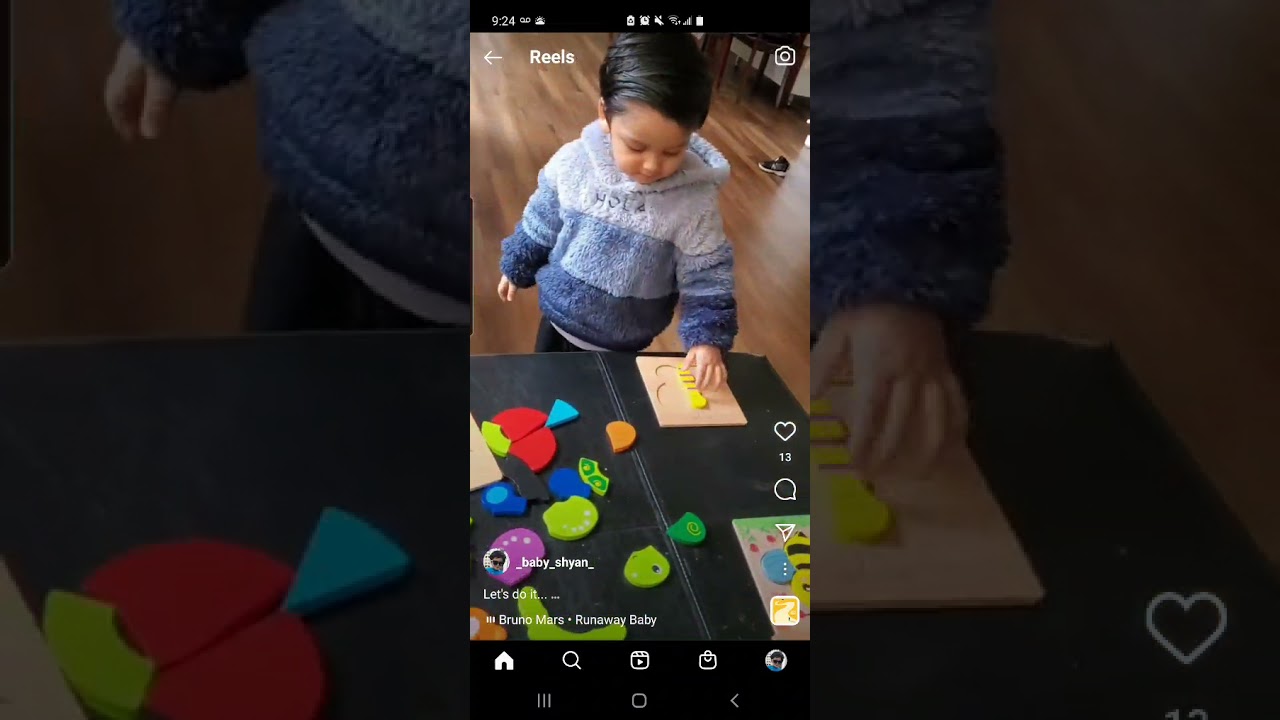 Baby solving puzzles ..fun & learn. - YouTube