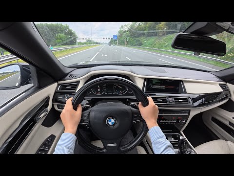 BMW 7 series POV Test Drive 381HP - 750Ld xDrive 2013