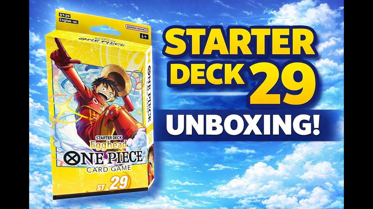 What's Inside the New One Piece ST29 Starter Deck - YouTube