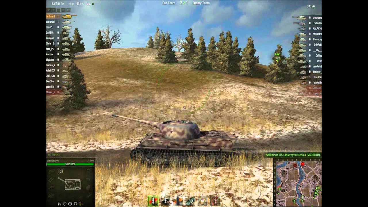 World Of Tanks Lowe Heavy Tank Gameplay - YouTube