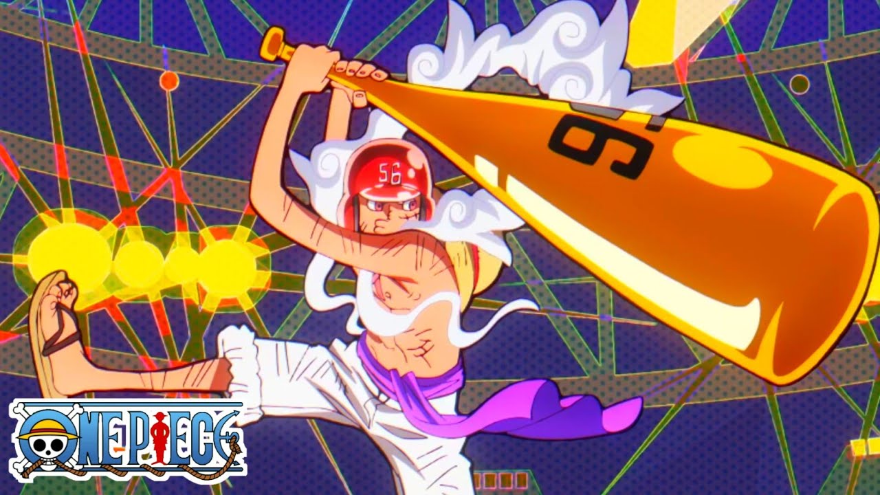 Luffy attacks Gorosei with Baseball Gear 5 (English Sub) 4K || One ...