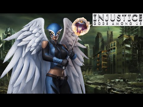 injustice: gods among us - hawkgirl classic battles on hard - YouTube