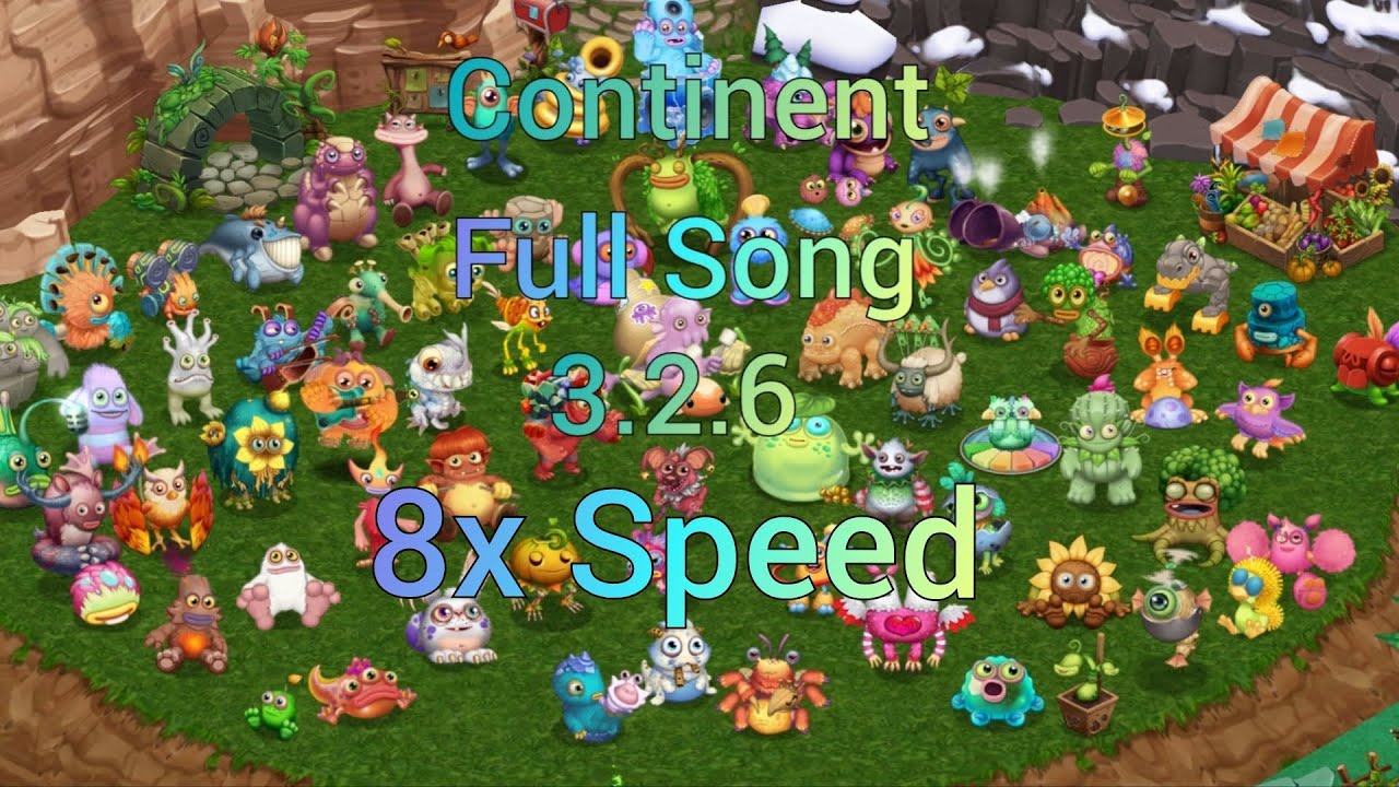 My Singing Monsters: Dawn Of Fire - Continent 3.2.6 (Full Song) 8x ...