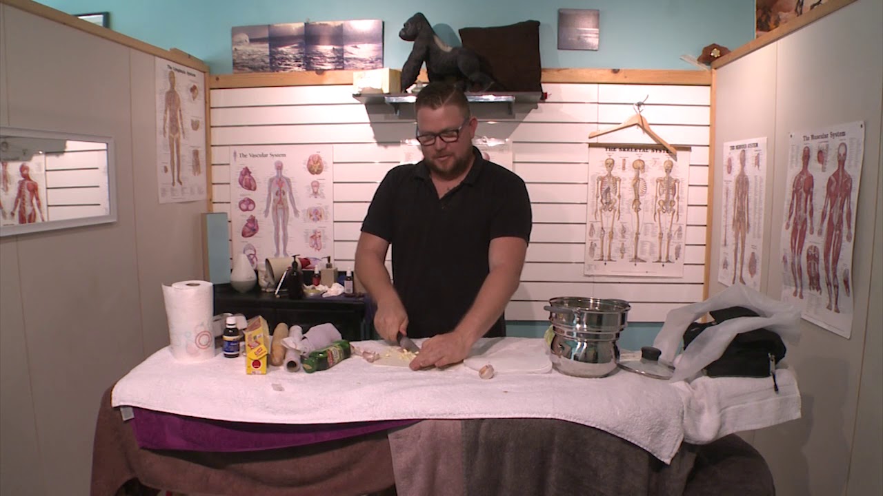 Healing with Garlic & Olive Oil poultice - YouTube