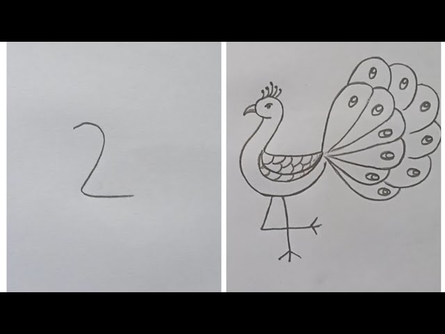 Discover 140 Peacock Drawing For Class 2 Latest Nanoginkgobilobavn