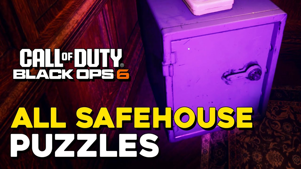 Black Ops 6 All Safehouse Puzzle Solutions (The Puzzles, Mason Trophy ...