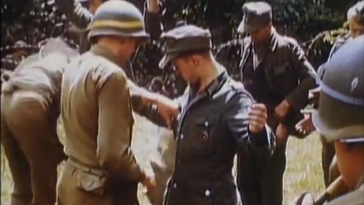 German surrender prisoners of war - D-Day - YouTube