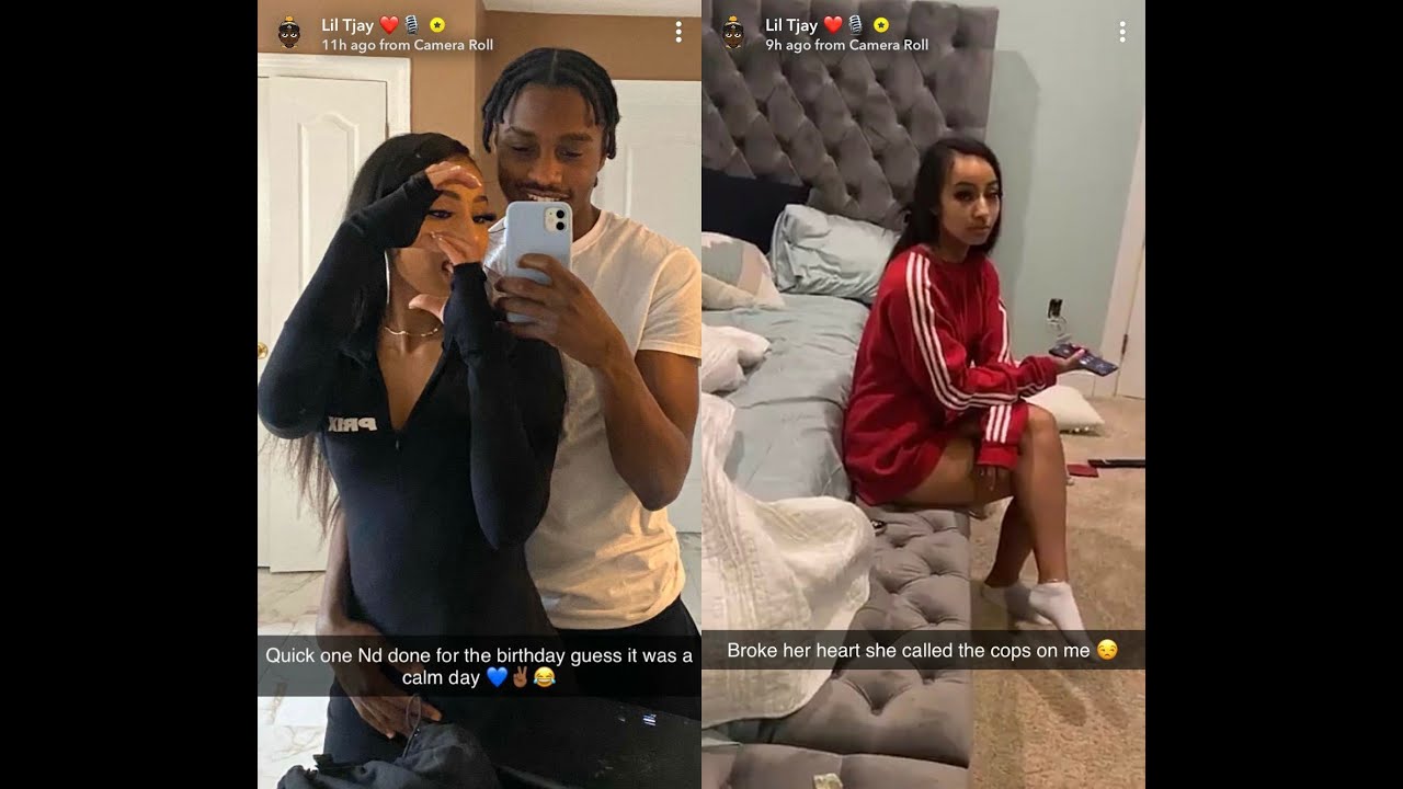 Lil TJay Flies out 'Thot Rapper' Rubi Rose. Pipes her out. She Catches ...