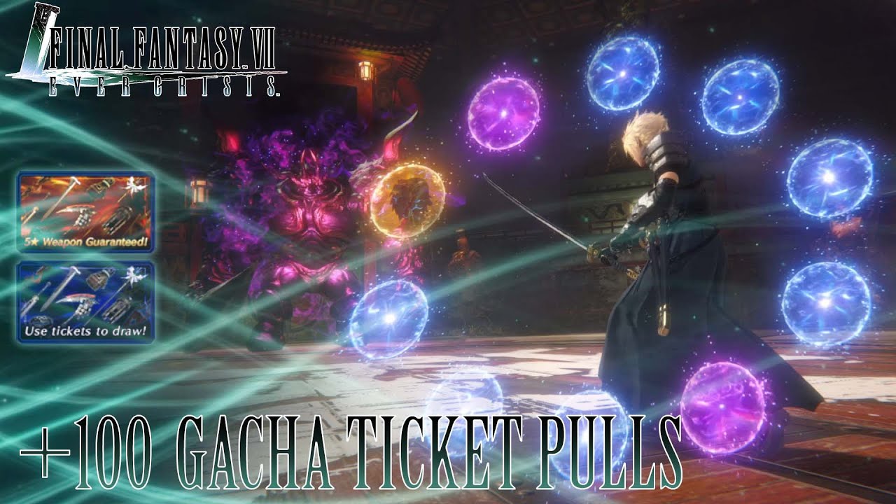 130+ gacha ticket pulls of my average luck || Final Fantasy VII Ever ...