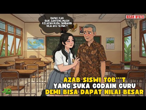 AZAB SISWI T0B***T YANG SUKA GODAIN GURU DEMI BISA DAPAT NILAI BESAR || ANIMASI AZAB
