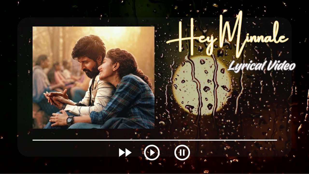 Hey Minnale Lyrical Video | Amaran |Saipallavi | Sivakarthikeyan | GV ...