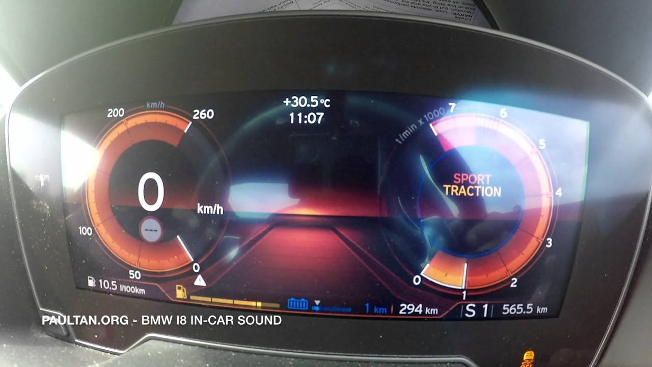 BMW i8 acceleration - YouTube
