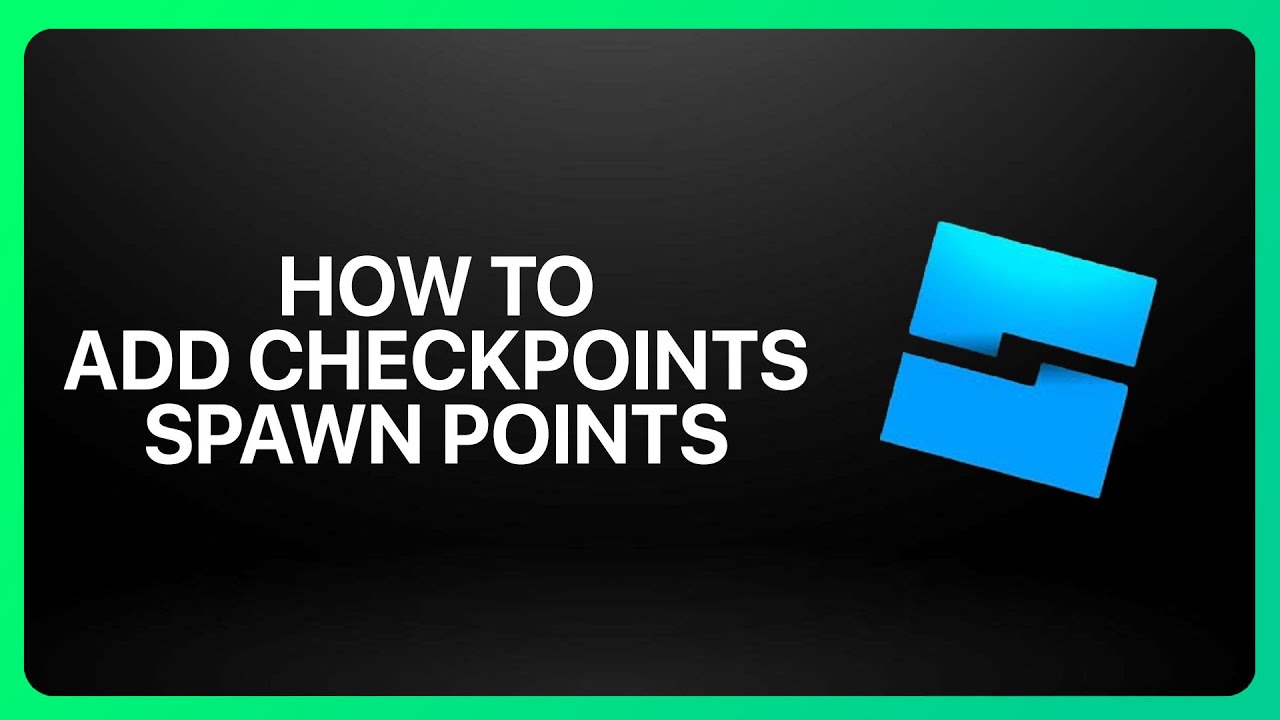 How To Add Checkpoints Spawn Points in Roblox Studio ! Tutorial - YouTube