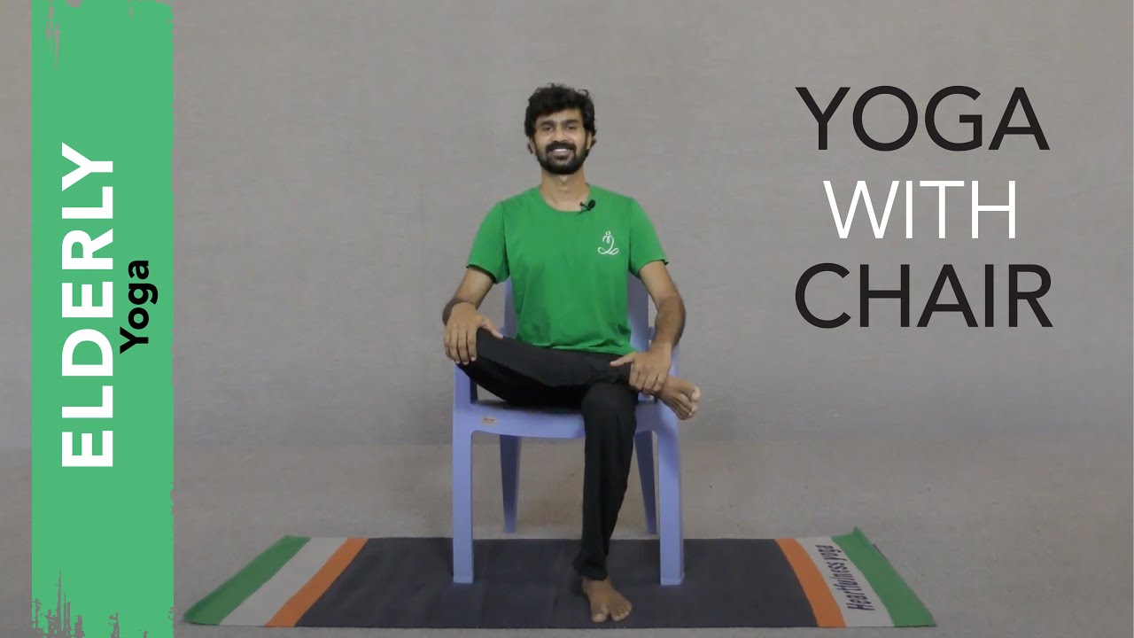 Chair Yoga for beginner's | Guided Relaxation | 40 Minutes | Yoga With ...