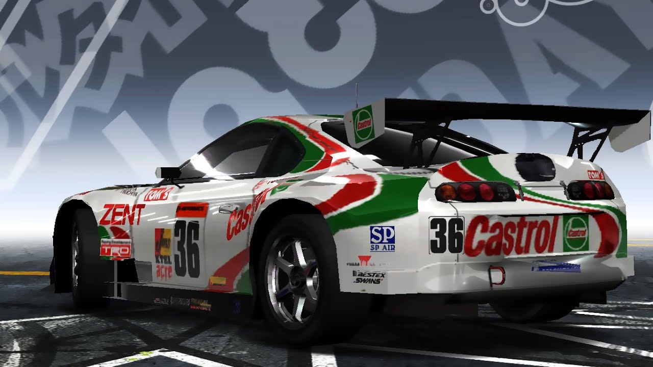 NFS ProStreet : Toyota Castrol Tom's Supra '00 - YouTube