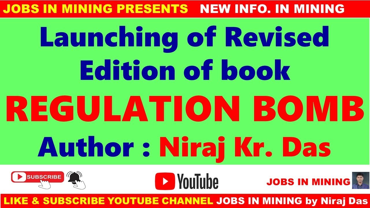 Revised edition of REGULATION BOMB Book - YouTube
