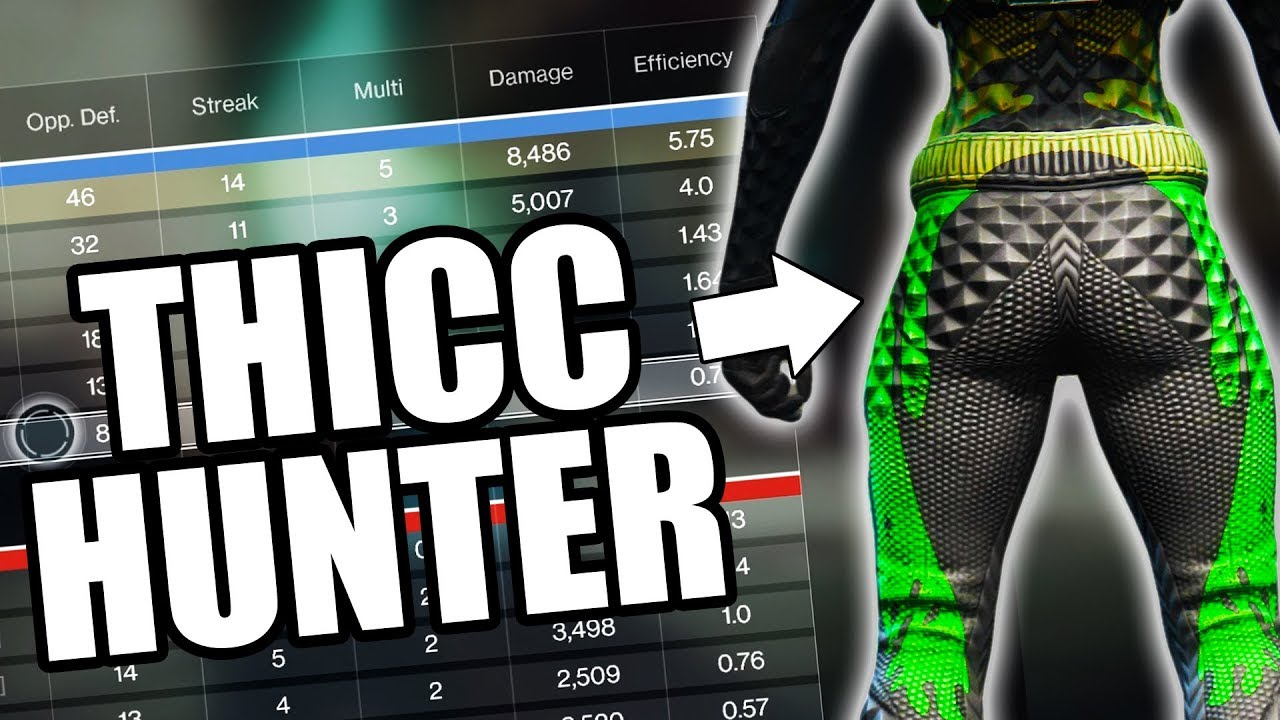 THICC HUNTER IN PVP! Funny Destiny 2 Crucible Gameplay - YouTube